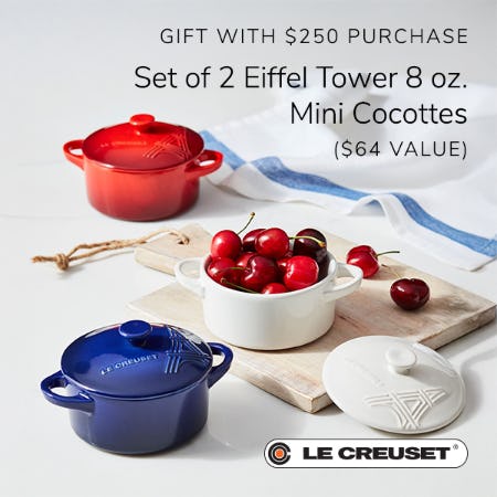 Cabazon Outlets ::: Gift with $250 Purchase – Set of 2 Eiffel Tower 8 ...