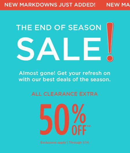 Outlets of Des Moines ::: Extra 50% off Clearance