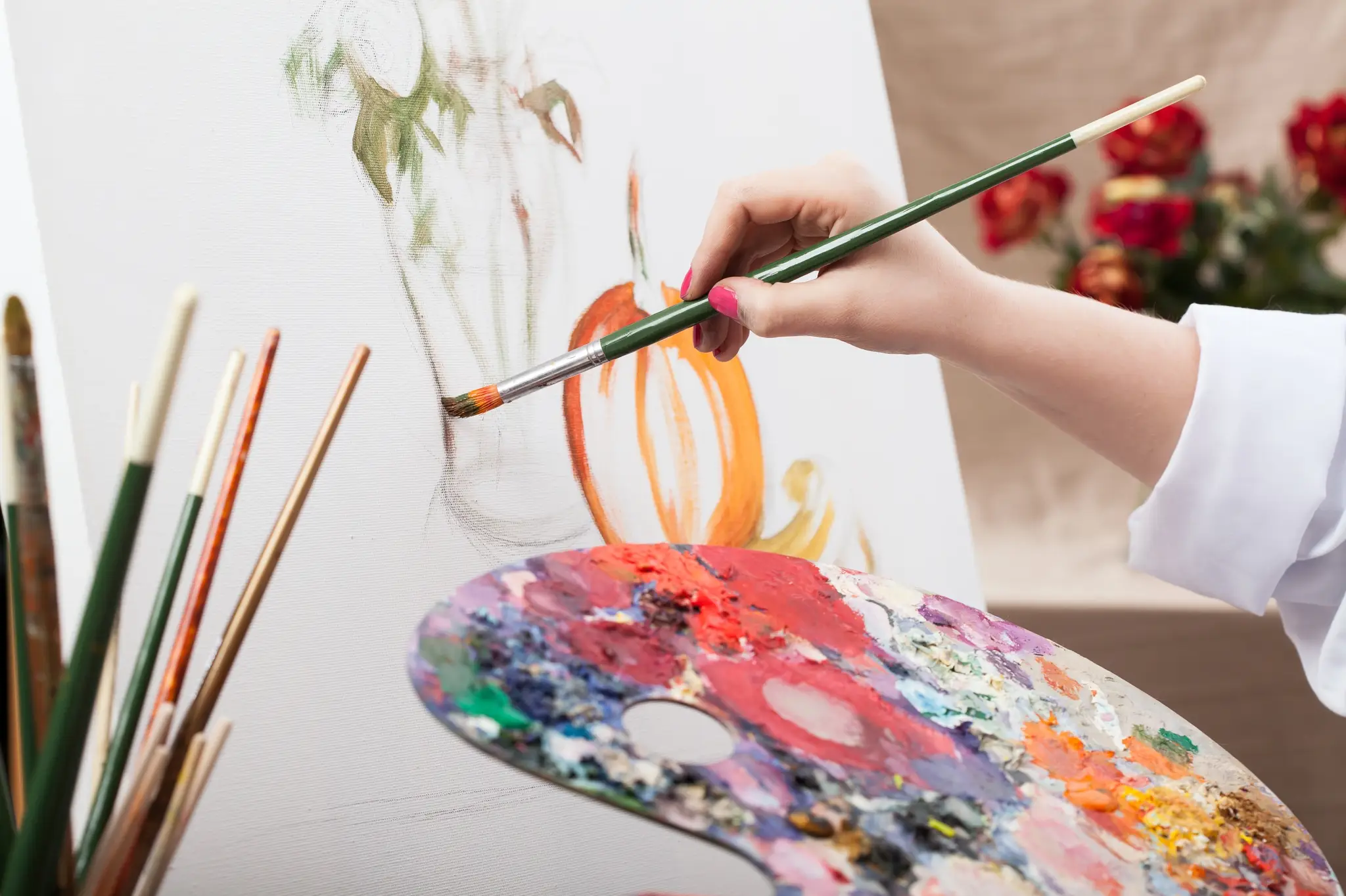Fox Valley ::: Paint & Sip: American Sky at Tapville Fox Valley Mall