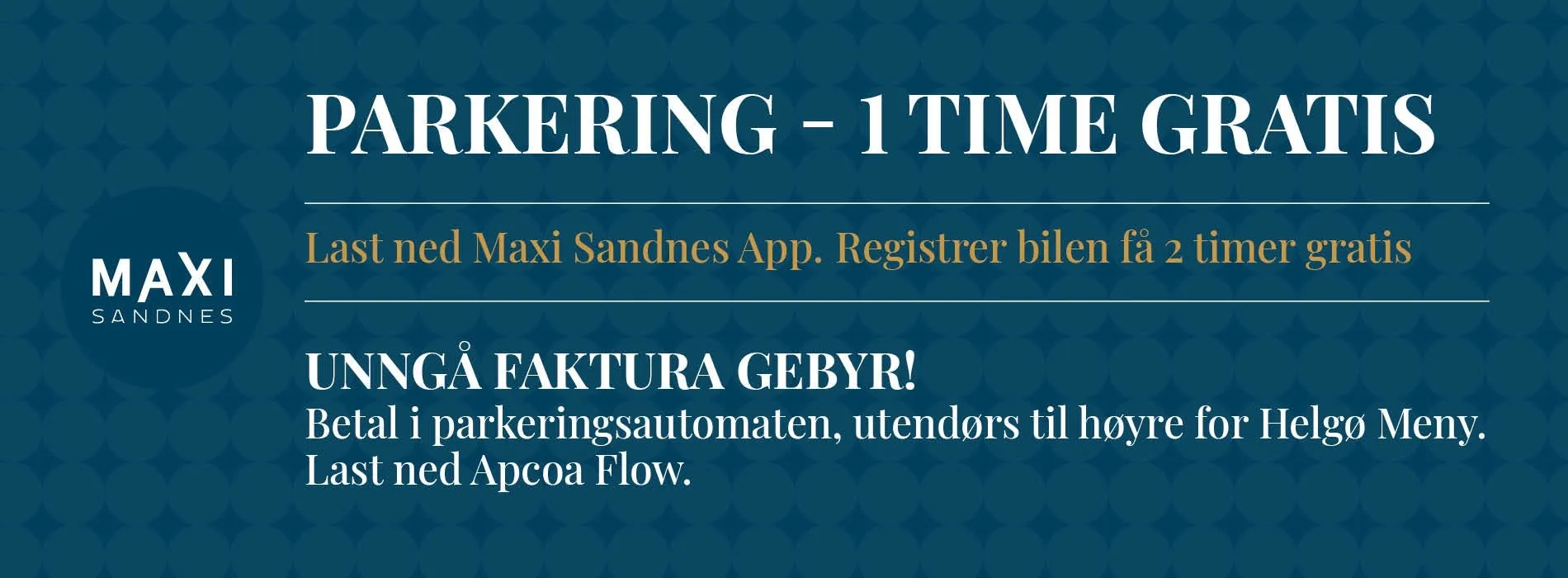Maxi Sandnes ::: Parkering
